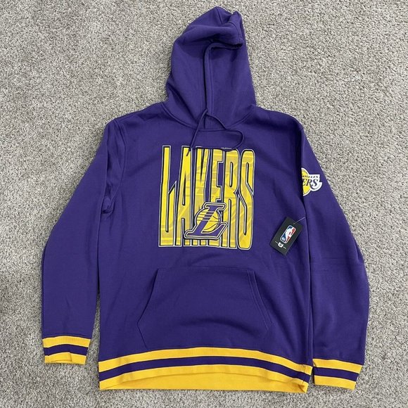 NBA | Shirts | Los Angeles La Lakers Hoodie Large Purple Sweatshirt ...